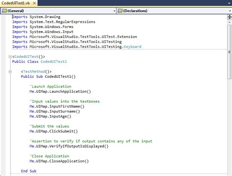 Coded Ui 101 Understanding Coded Ui Tests