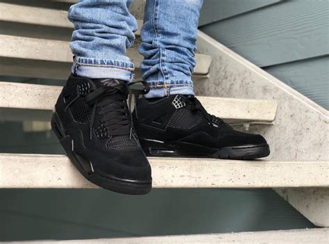 Air Jordan 4 Retro Black Cat 4s Review On Feet Dhovgl