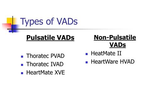Ppt Clinical Assessment Of Pulsatile And Non Pulsaltile Vads