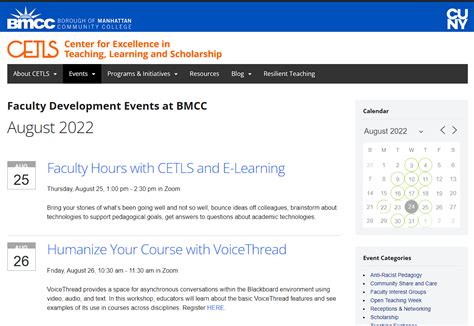 Bug 16655 Formatting On Cetls Events Page Cuny Academic Commons Cuny Graduate Center