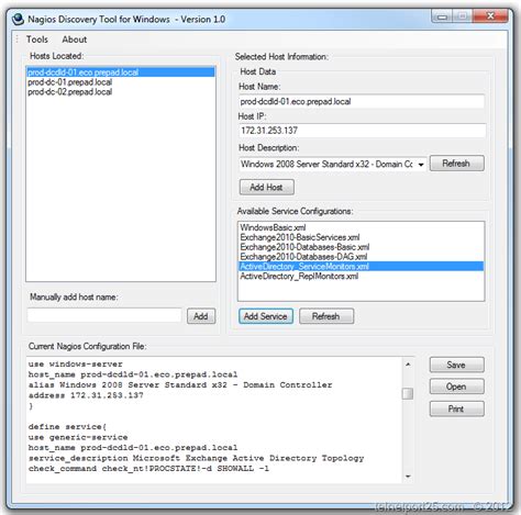 Nagios Discovery Tool NDT Version 1 01 Telnetport25 Com