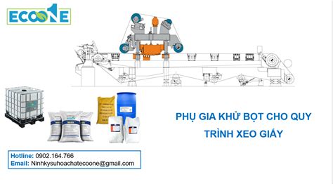 Phụ gia khử bọt cho quy trình xeo giấy
