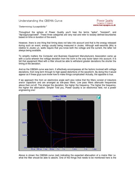 Understanding The Cbema Curve Pdf Power Supply Electronic Filter