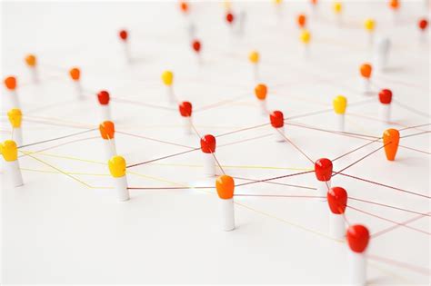 Premium Ai Image Entities Connected Networking Social Media Internet Communication Abstract