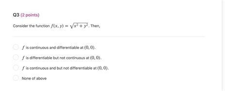 solved consider the function f x y x2 y2 then f is
