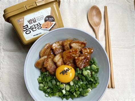 편스토랑 박솔미 레시피 노른자된장 삼겹살덮밥 덮밥요리 만들기