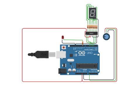 Circuit Design 0 9 Analog In Serial Out Tinkercad