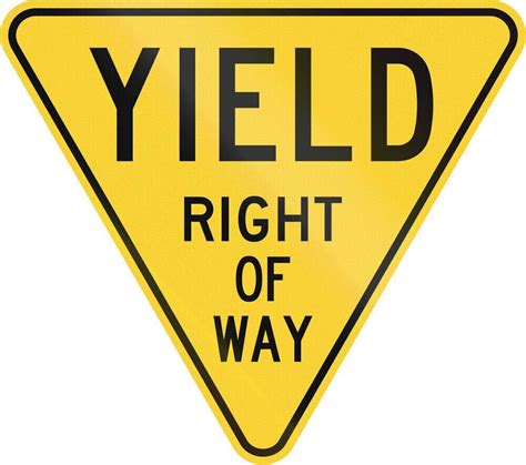 Right Of Way Sign