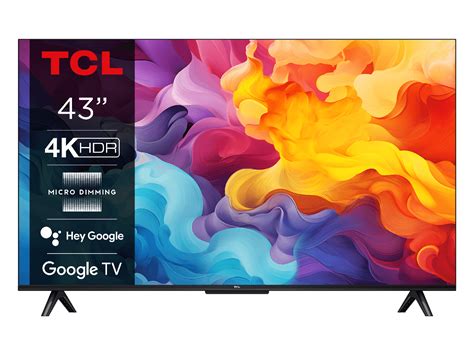 Tcl Led 43 Smart 43v6b 4k Hdr Tv