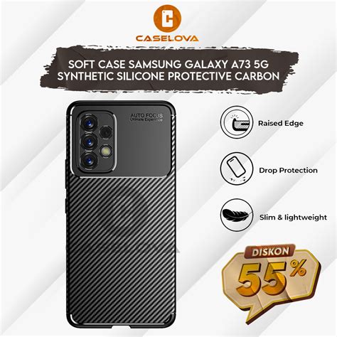 Jual Case Samsung Galaxy A73 5g Synthetic Fiber Silicone Protective