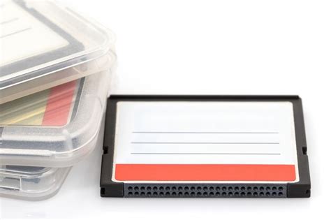 Premium Photo Compact Flash Memory Card And Case