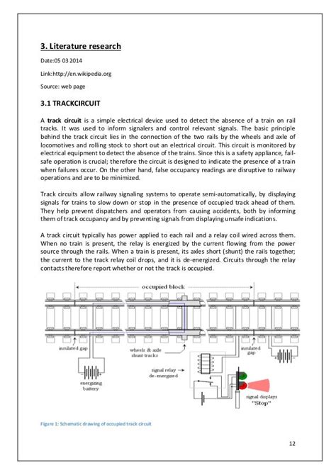 Automated Railway Level Crossing Protection System Track Circuit