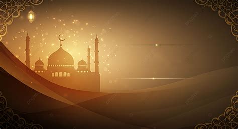 이슬람 개념을위한 장식 패턴을 가진 황금 사원 실루엣 사원 이슬람 황금 배경 일러스트 및 사진 무료 다운로드 Pngtree