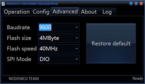 Esp8266ПрошивкиnodemcuПодготовка Esp8266 для работы с прошивкой