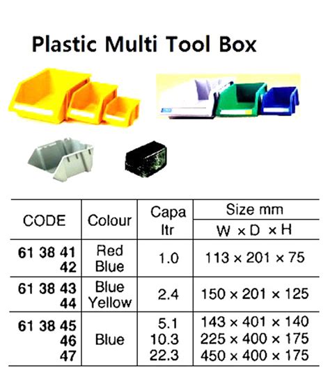 Impa 613846 Storage Bin Stackable Plastic 350x200x200mm Impa 613846 Storage Bin Stackable Plastic 350x200x200mm