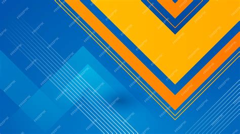 Premium Vector Blue Yellow And Orange Abstract Background For Vector