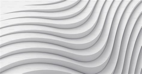 웨이브 밴드 표면 추상적인 흰색 배경입니다 디지털 3d 그림 사진 Unsplash의 잔물결 이미지