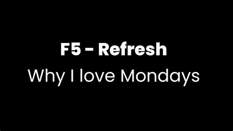 F5 Refresh