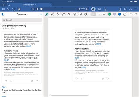 Explore Audio Summary [experimental Feature] Goodnotes Support
