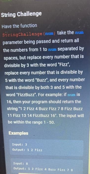 Solved String Challenge Have The Function Stringchailenge