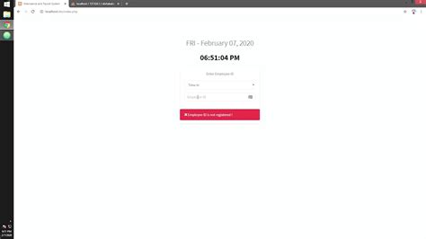 Attendance And Payroll System Using Php Youtube