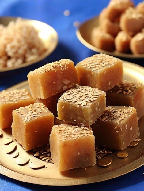 Tilgul Sesame And Jaggery Sweets Ai Generated Premium Ai Generated Image
