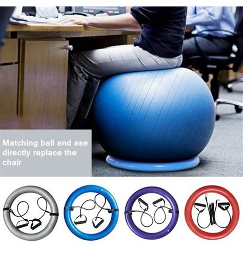 필라테스링 요가링 필라테스 요가 소도구 용품 팽창식 안정성 볼 스탠드 홀더 베이스 시트 의자 링 베이스 티몬