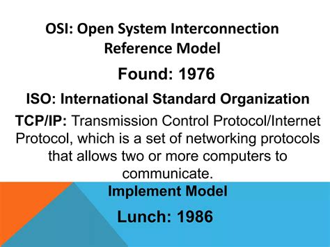 Computer Networking Part 1 Osi Modelpptx