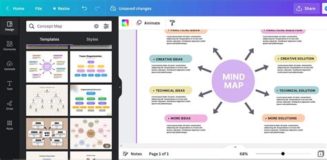 Concept Map Template Free Premium Templates