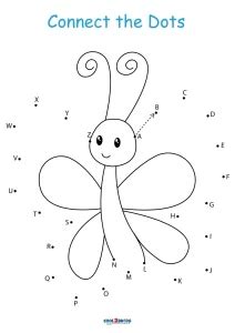 Abc Connect The Dots Printable 12 Abc Dot To Dot Printable Alphabet Wor