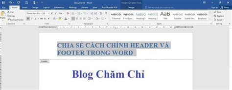 Chia Sẻ Cách Chỉnh Header And Footer Trong Word Cực Chi Tiết