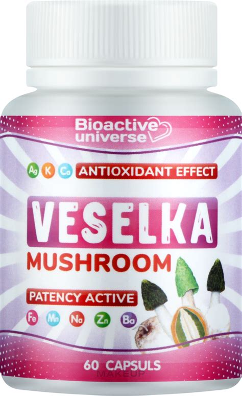 Гриб Веселка в капсулах - Bioactive Universe Antioxidant Effect Veselka ...