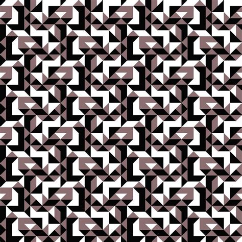 Seamless Random Threetone Pattern Background Design Abstract