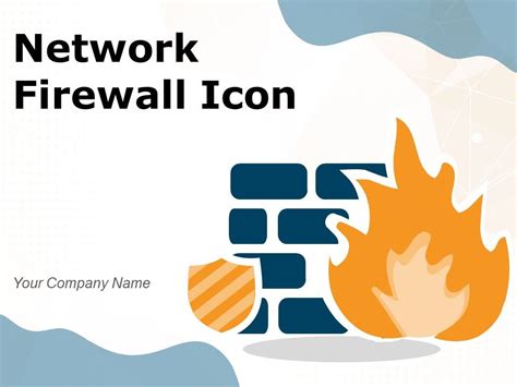 Network Firewall Icon Circular Internet Ppt PowerPoint Presentation Complete Deck
