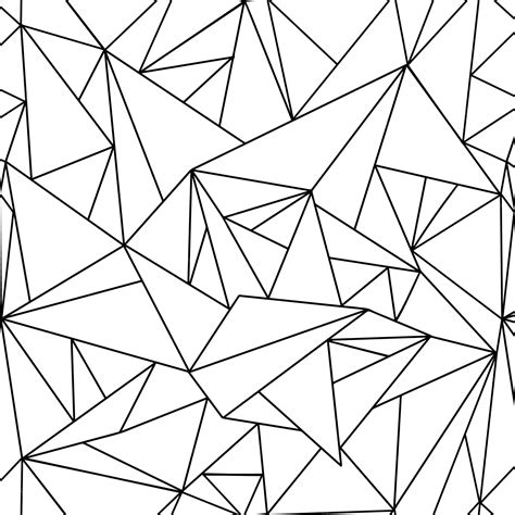 Premium Vector Seamless Abstract Pattern Of Broken Geometric Lines