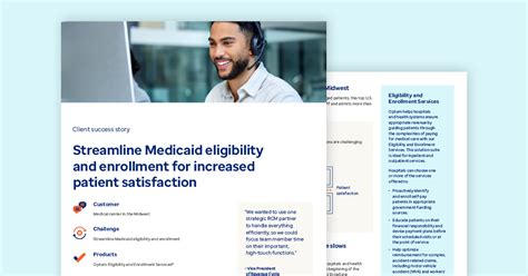 Streamline Medicaid Eligibility And Enrollment Processes
