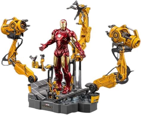 Amazon co jp ZD TOYS マーベル アイアンマン2 マーク4 MK4 パワードスーツ装着機付き 10周年紀念 1 10