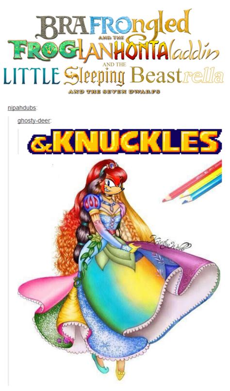 Disney Presents Knuckles Disney Princess Know Your Meme
