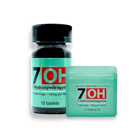 Pure Ohms 7 Hydroxymitragynine Tablets 4ct Potent Kratom Extract