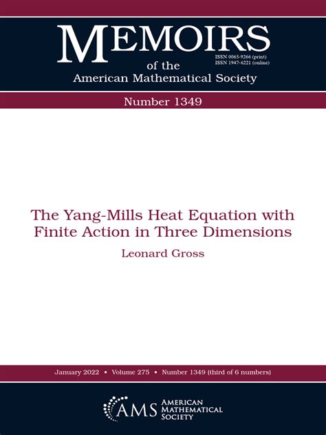 The Yang Mills Heat Equation With Finite Action In Three Dimensions Pdf Gauge Theory Equations
