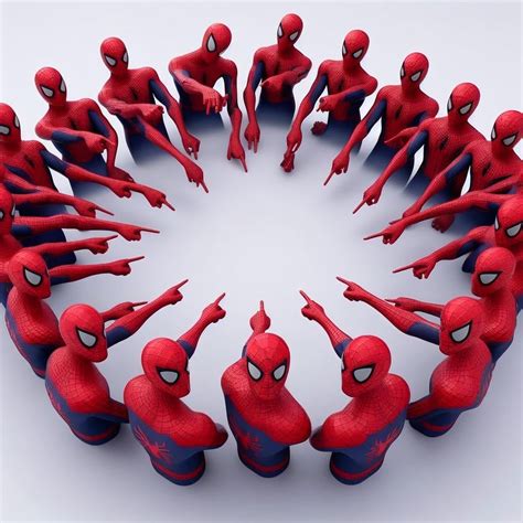 Spider Man Pointing At Spiderman Meme Bing Image Creator R Bingimagecreator