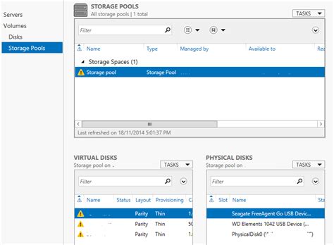 Storage Spaces Virtual Disks Is Not Writable Read Only And Not Auto