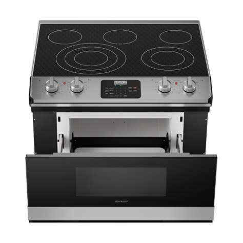 Sharp Appliances Str3065hs 30 Smart Combination Electric Cooktop W