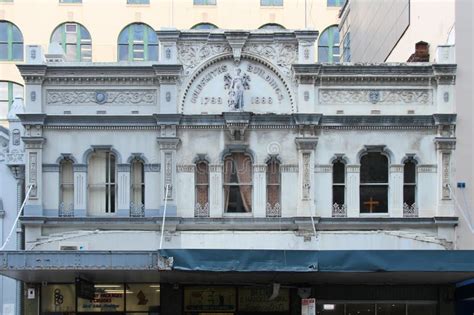 Fachada De Un Edificio Antiguo En Sydney Australia Foto De Archivo Imagen De Esculpido
