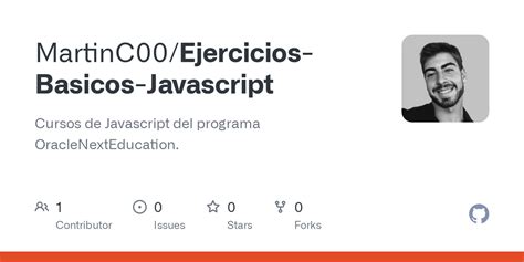 Github Martinc00ejercicios Basicos Javascript Cursos De Javascript