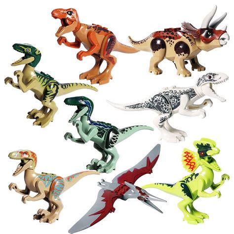 Jurassic World Small Dinosaurs 8 Custom Figures Set 1