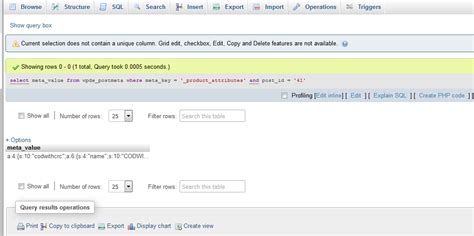 mysql php query over wordpress db doesn t work stack overflow