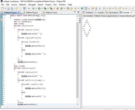 Patternprograms Logicbuilding Tapacademy Codingjourney Problemsolving Consistencyiskey