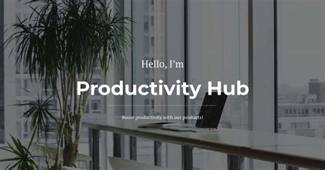 Productivity Hub