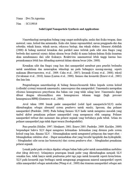 Materi Solid Lipid Nanoparticle Pdf